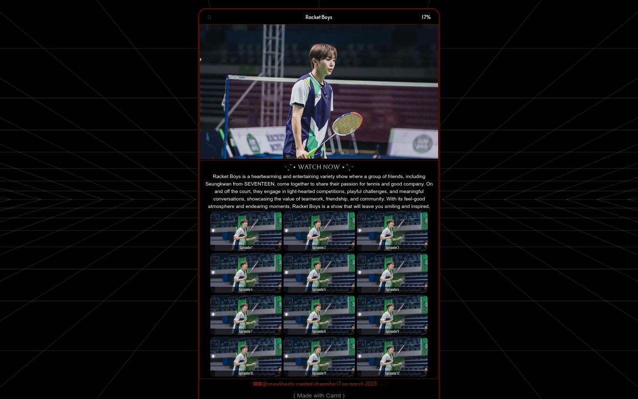 Seungkwan - Racket Boys